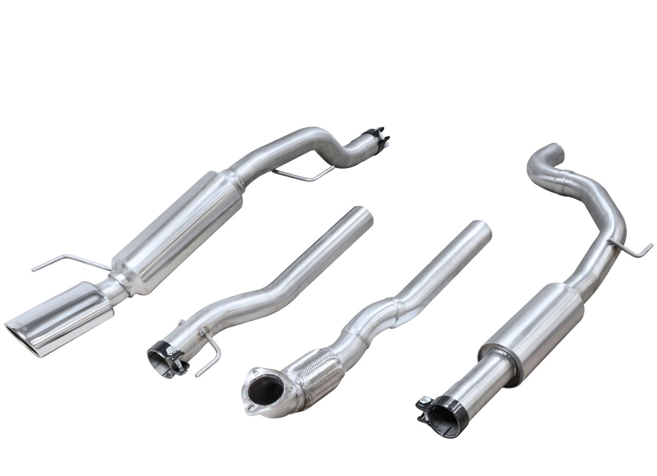 Opel Corsa E 1.0 Turbo 15- Catback Sportavgassystem (Ljuddämpat) Cobra ...