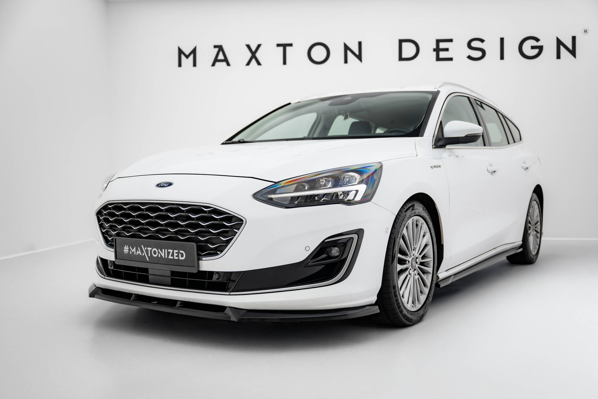 Ford Focus Vignale Mk4 2018-2021 Frontsplitter / Frontläpp V.2 Maxton ...