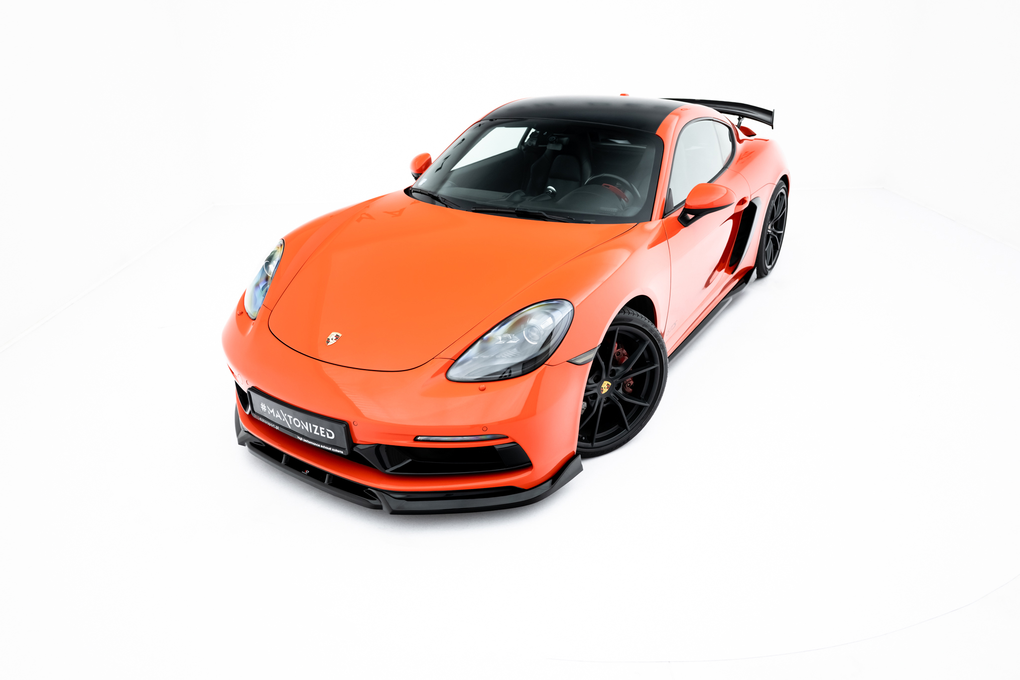 Porsche 718 Cayman GTS 982c 2016-2025 Frontsplitter V.3 Maxton Design ...