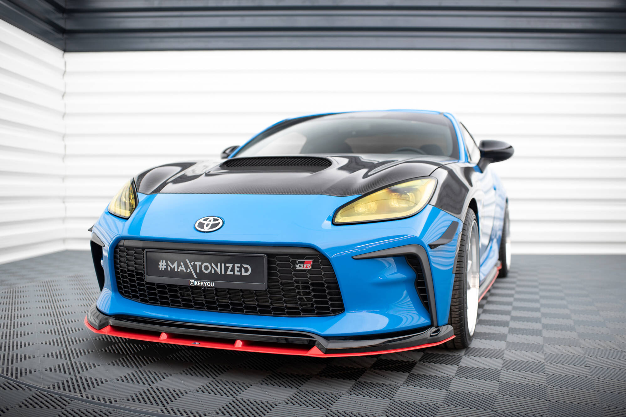 Toyota GR86 Mk1 2021- Frontsplitter V.2 Maxton Design | DDESIGN