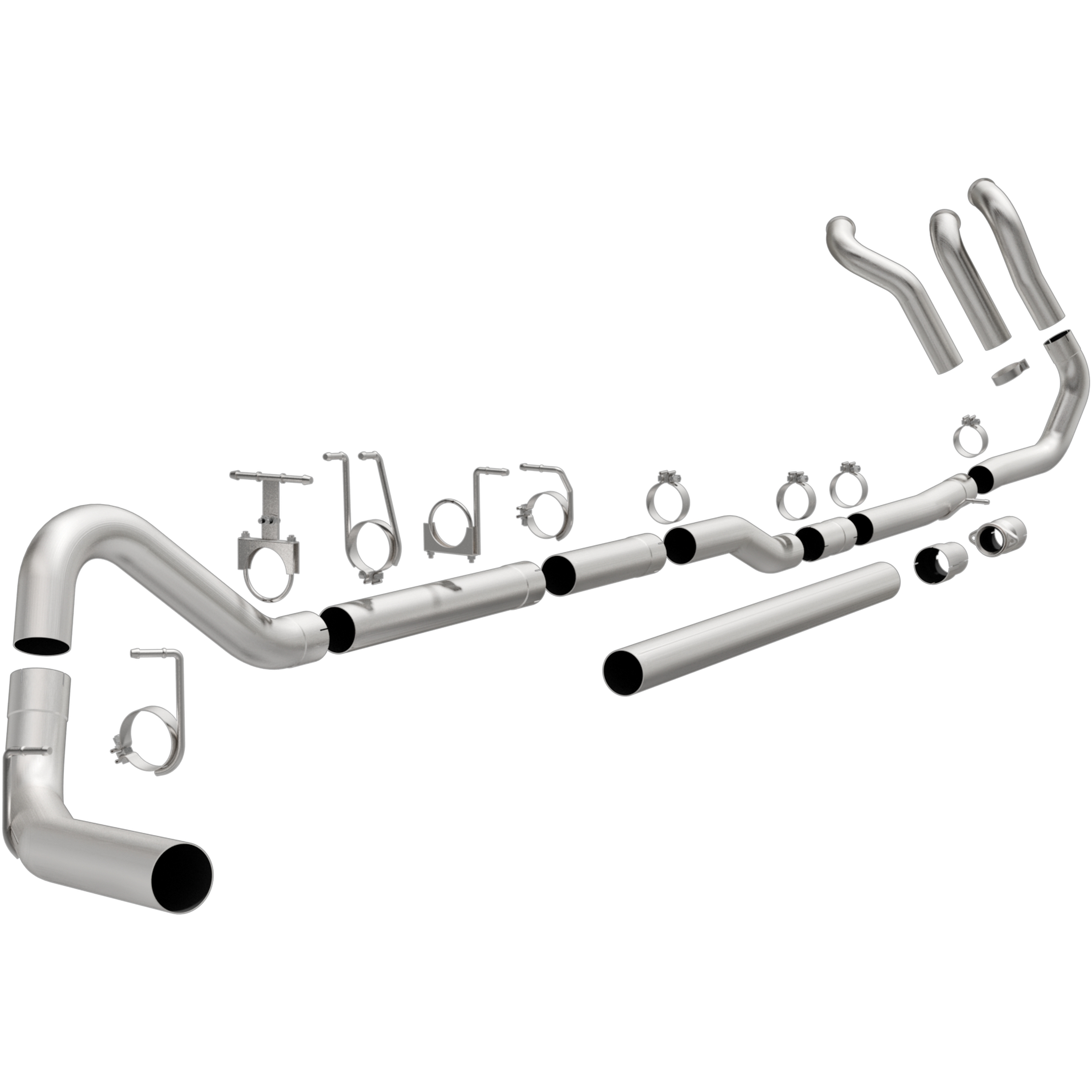 Custom Builder Pipe Series Turbo-Back Performance Exhaust System 17878 ...