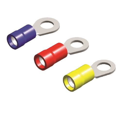 Kabelskor "Ring" Isolerade Gul M6 (10st) QSP Products | DDESIGN