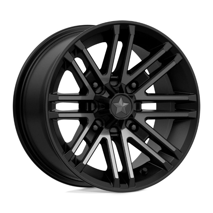 MSA Offroad Wheels Rogue 14X7 ET10 4X156 132.00 Satin Black W/ Titanium ...