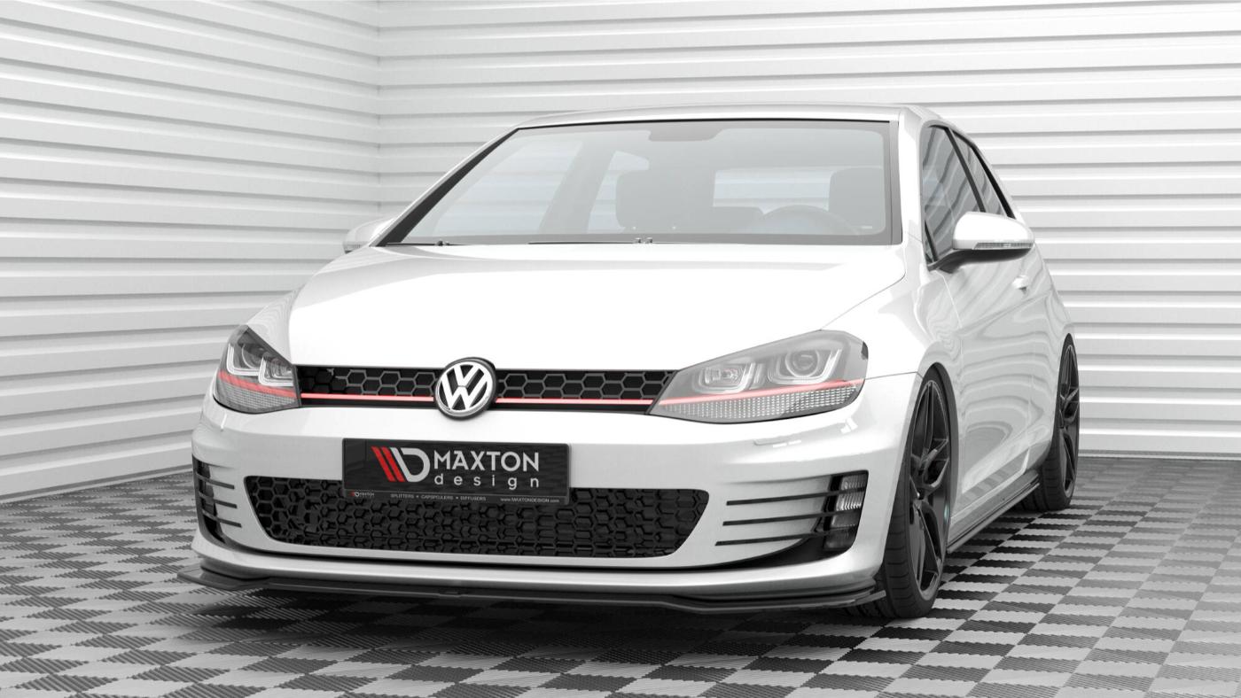 VW Golf 7 GTI 2013-2016 Frontsplitter V.3 Maxton Design | DDESIGN