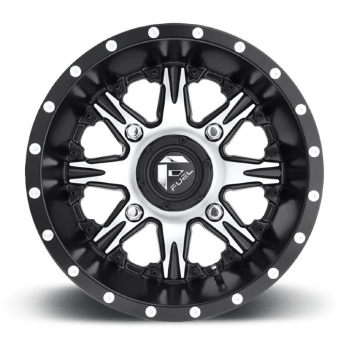 Fuel UTV Nutz Utv 14X7 ET13 4X110 79.30 Matte Black Machined