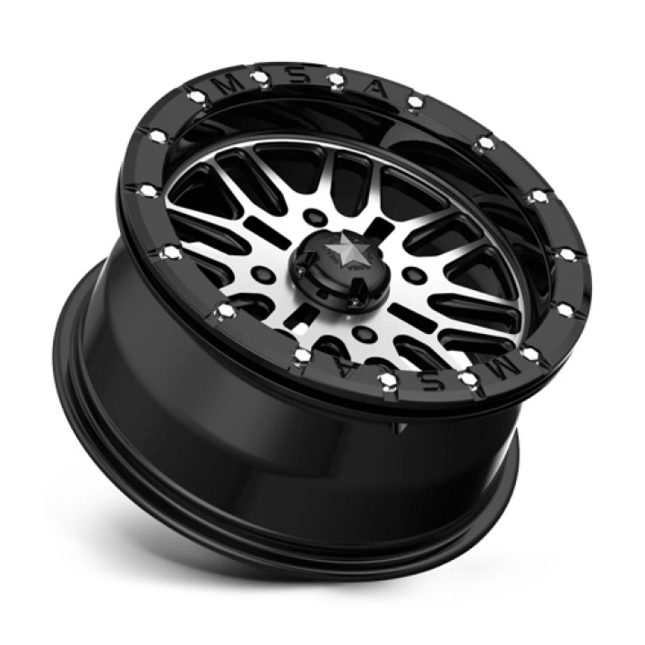 MSA Offroad Wheels Brute Beadlock 15X7 ET10 4X137 112.00 Gloss Black ...